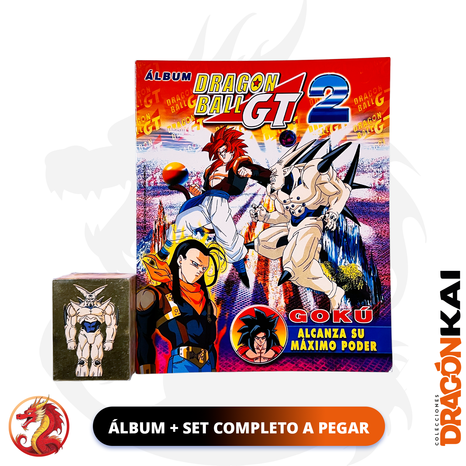 Álbum Dragon Ball GT 2 (Re. Navarrete) + Set completo a pegar – Dragon Kai