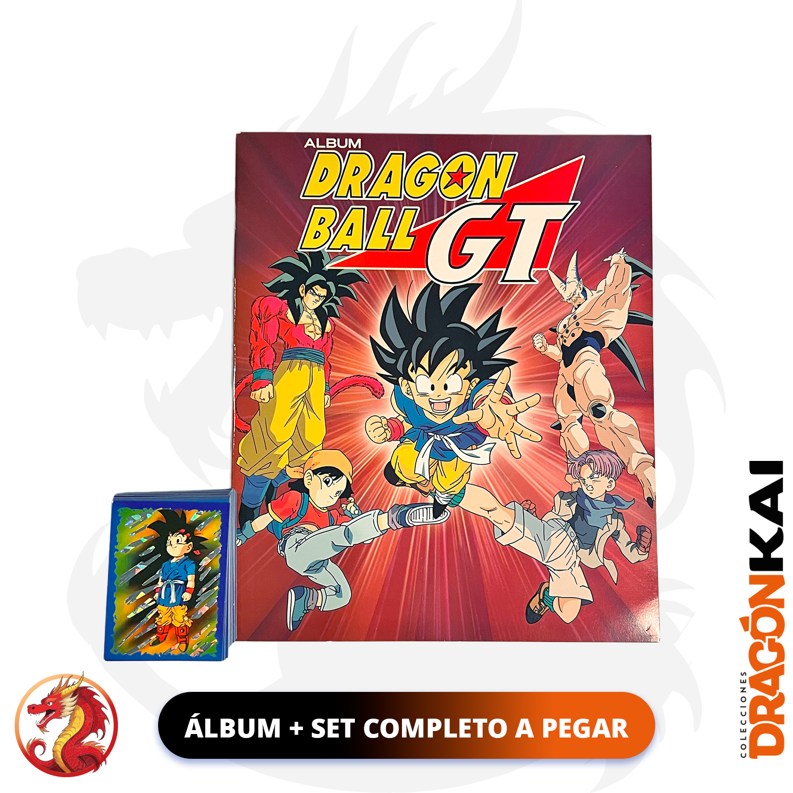 Álbum Dragon Ball GT (Re. Salo) + Set completo a pegar – Dragon Kai