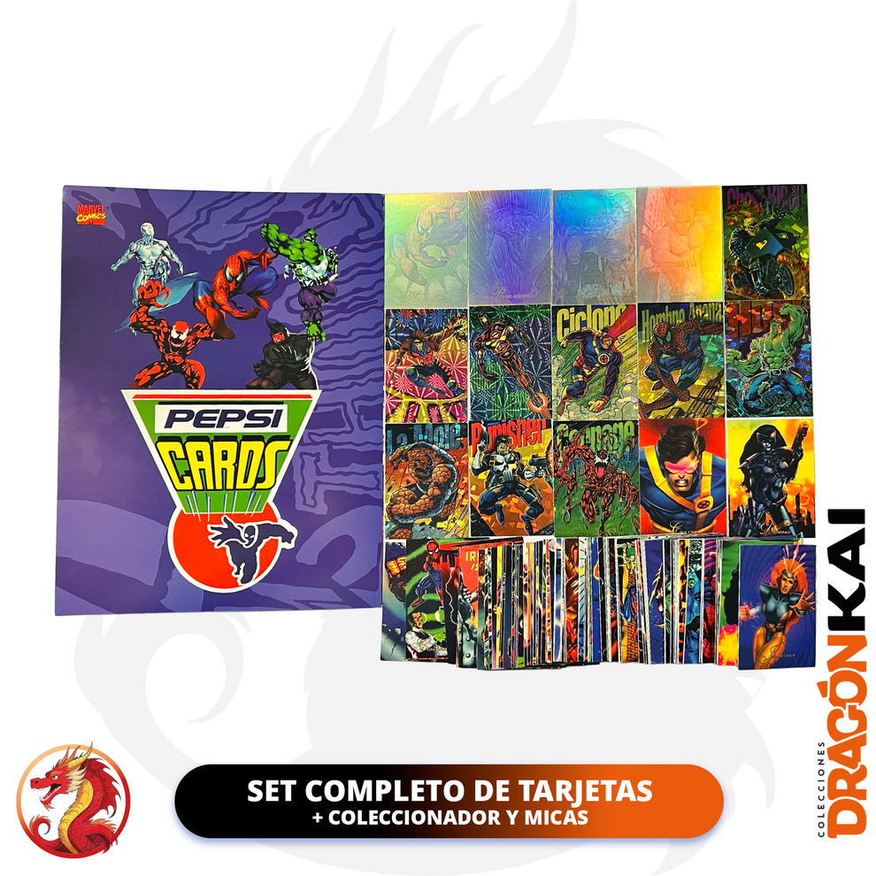 Pepsi Cards Marvel (Re.) | Set completo de tarjetas + coleccionador y ...