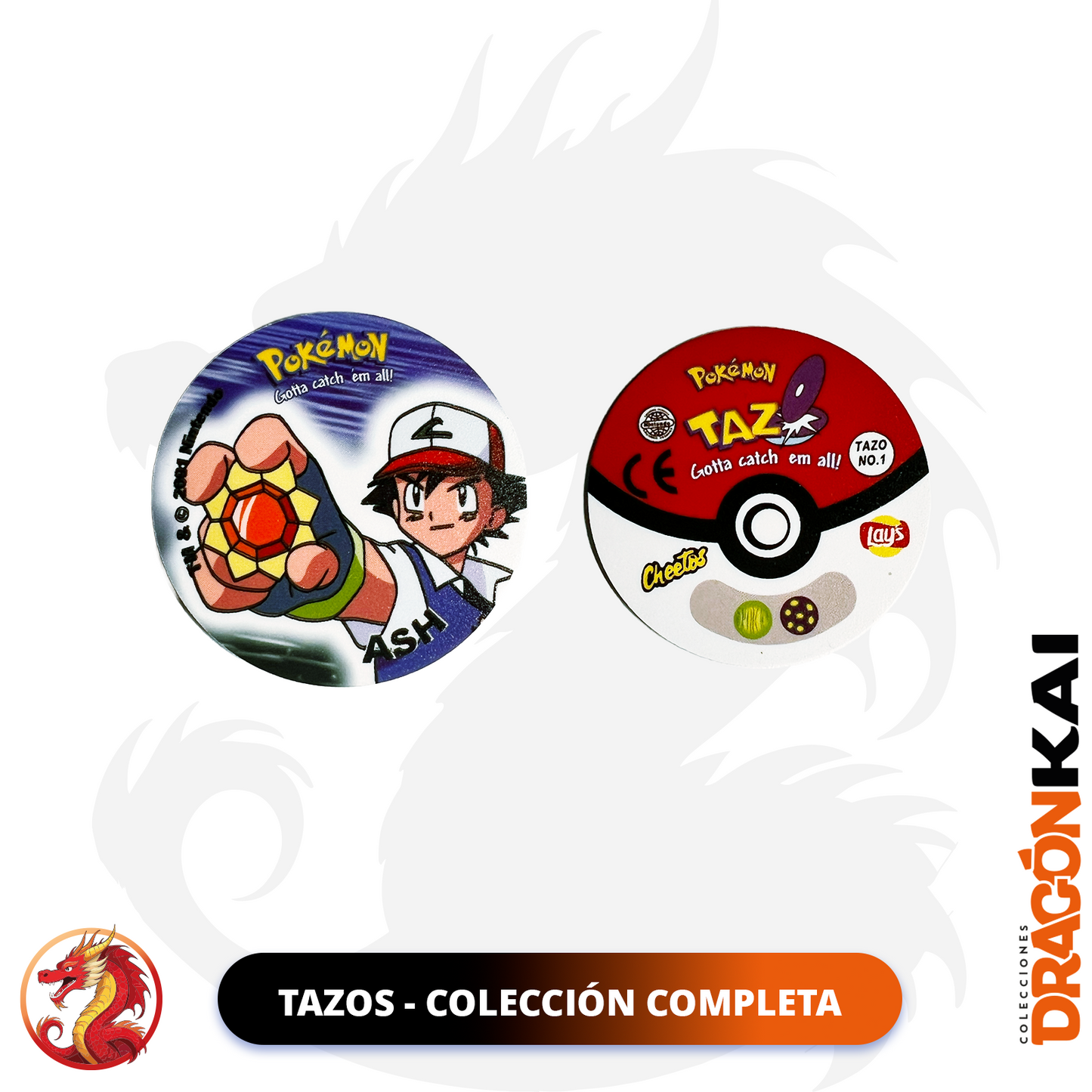 Tazos Pokemon Generación 1 Colección completa (Custom Version) – Dragon Kai